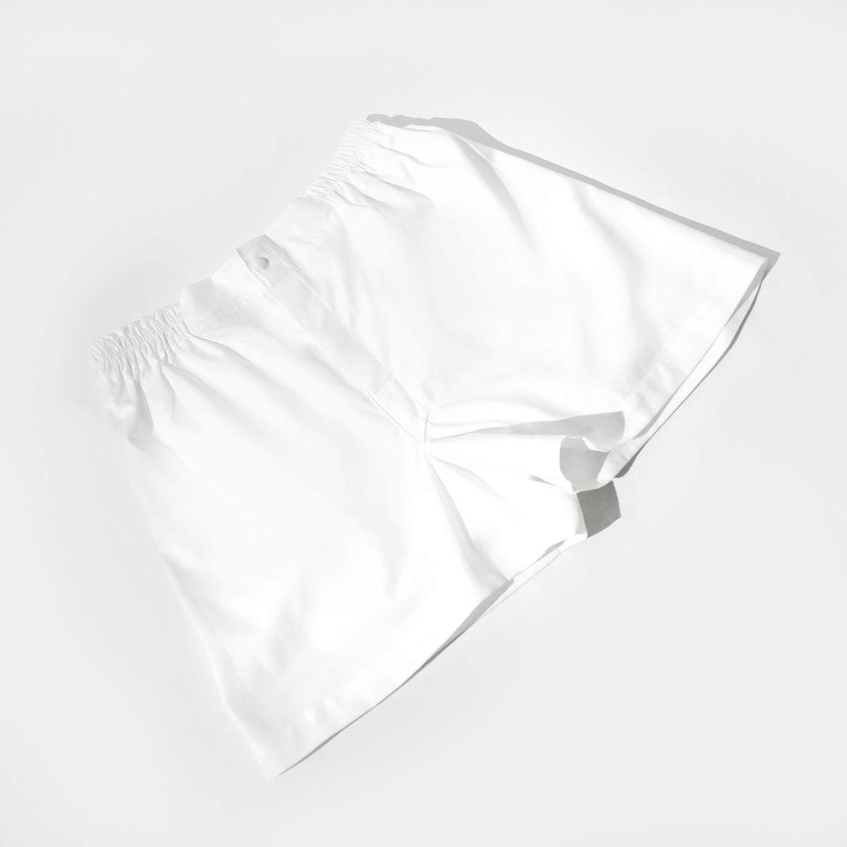 Pure White Cotton Boxer Short – FGTONSILK